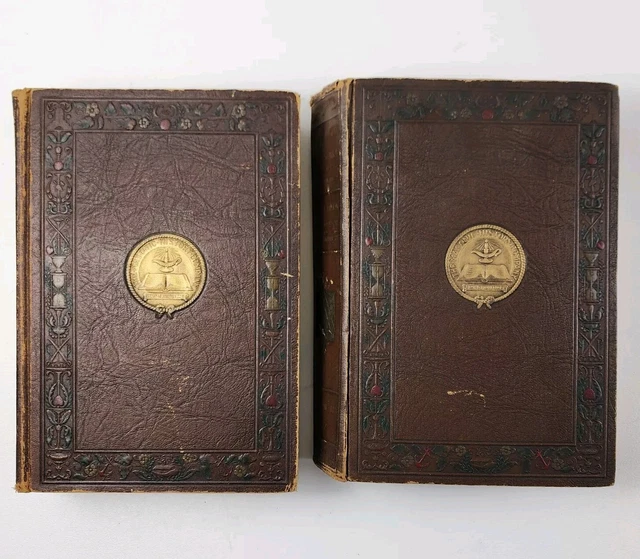 1921 ENCYCLOPEDIA OF Freemasonry Mackey Volume Set 1 & 2 Embossed ...