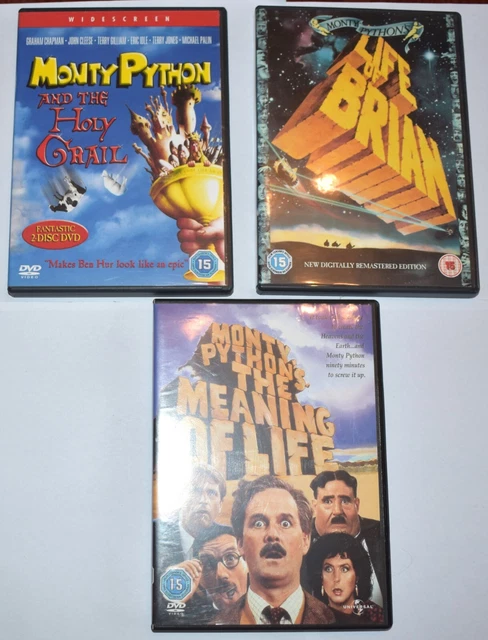 HOLY GRAIL MONTY Python Bundle DVD Lot Brian Meaning of Life Region 2 £ ...