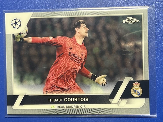 TOPPS CHROME UCC 22/23 Real Madrid Thibaut Courtois #63 EUR 2,28 ...