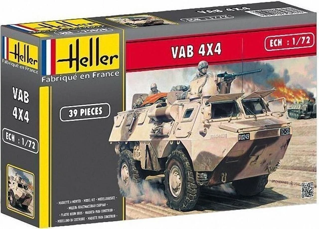 HELLER VAB 4X4 Troop Carrier 1:72 Scale model kit HEL79898 $20.56 ...