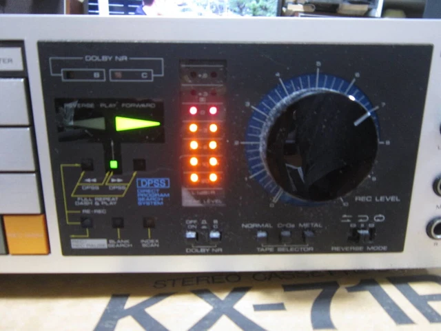 TRIO KX-71R CAR Reverse Cassette Deck Active Used Retro Audio Player ...