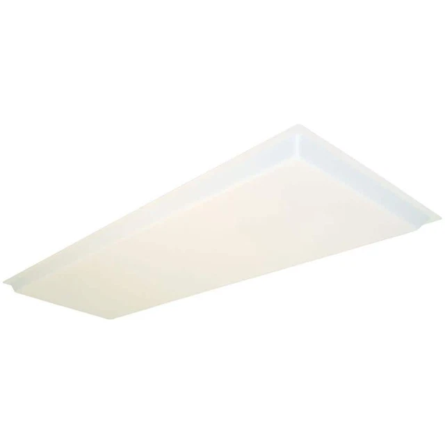 LITHONIA LIGHTING DROPPED White Acrylic Diffuser White Acrylic 1-1/3 Ft ...