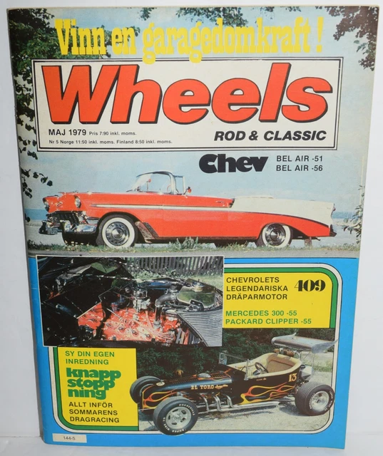 VINTAGE MAY 1979 Wheels Hot Rod and Classic Car Motorcycle Magazine in ...