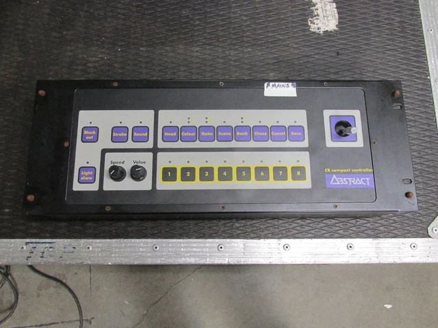 ABSTRACT CONTROL / lighting controller CE Compact controller / DMX £95. ...