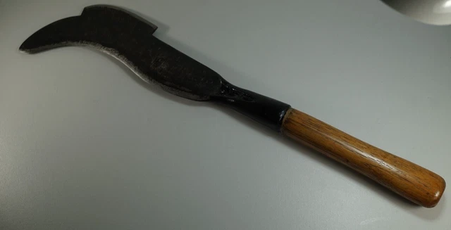 VINTAGE THOMAS BEALL Yorkshire Style Billhook Double Edged Hedge Laying ...