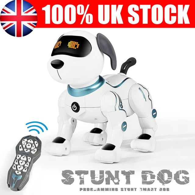 REMOTE CONTROL ROBOT Dog Toy Electronic Interactive Dancing RC Stunt ...