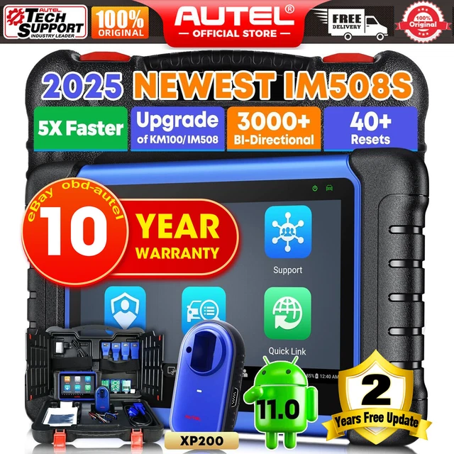2025 AUTEL MAXIIM IM508S XP200 Advanced Diagnostic Scanner Key ...