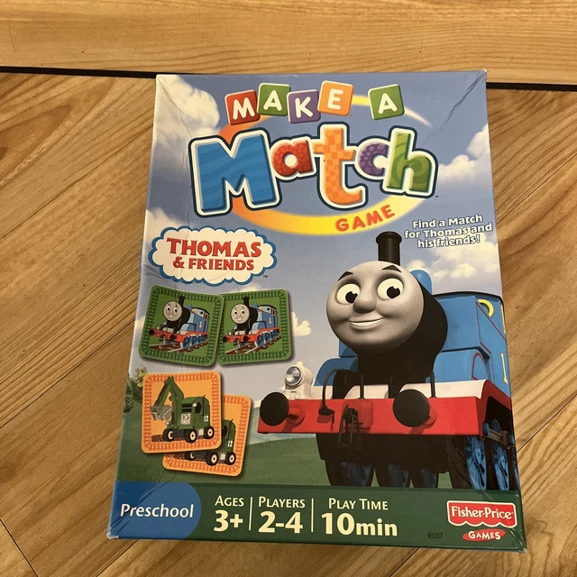 MAKE A MATCH - THOMAS and FRIENDS - 54 cards PRE-SCHOOL GAME - Fisher ...