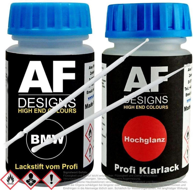 POUR BMW A46 Bleu II Alpina Métallique Peinture Vernis Lacktupfer Jeu ...