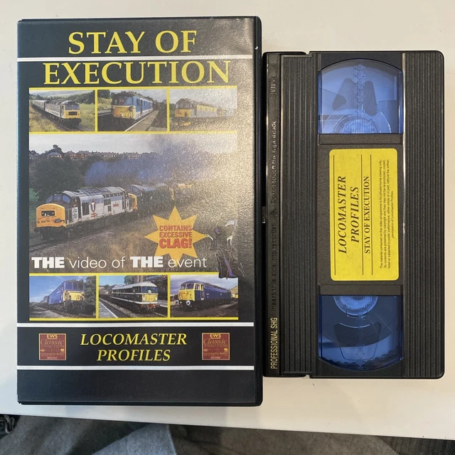 LOCOMASTER PROFILES STAY Of Execution Vhs Video Trains Locomotive £19. ...