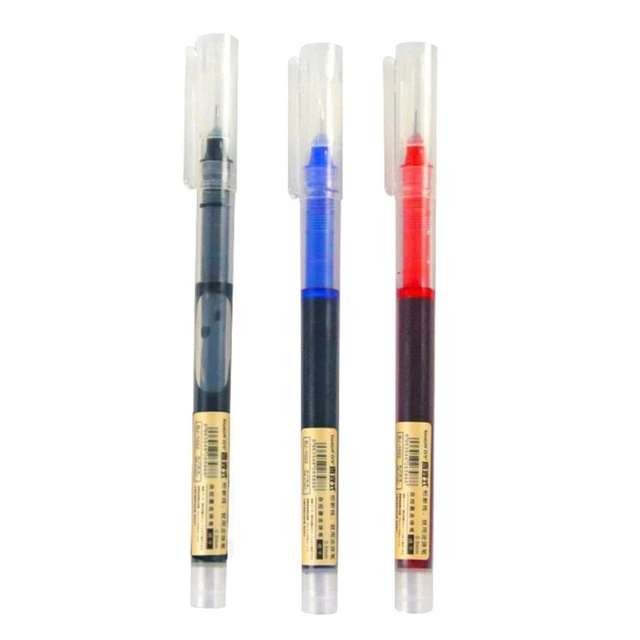 GEL PEN 0.5MM Black/Red/Blue Gel Ink Pen Journaling Pen Quick-Drying ...