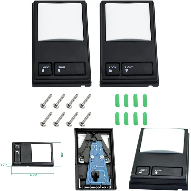 MULTI-FUNCTION WALL KEYPAD Control Panel Garage Door Console 2pcak £36. ...