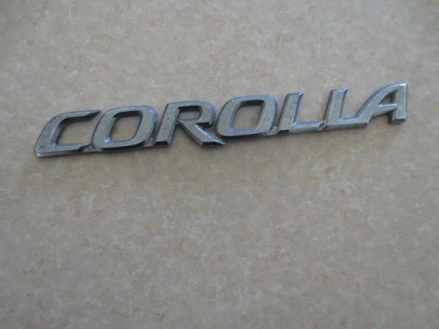 ORIGINAL TOYOTA COROLLA car badge -- emblem / /- - - --- $35.00 ...