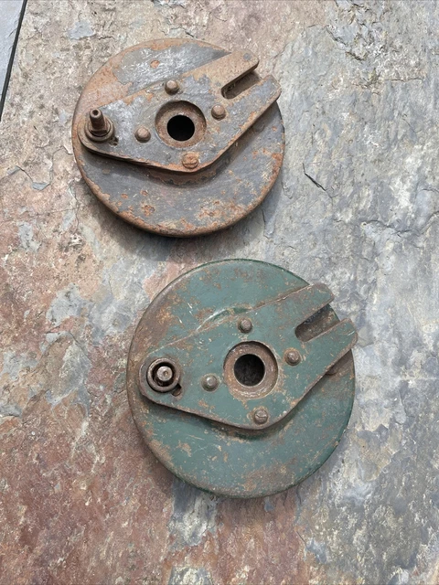 BSA BANTAM D1 D3 rigid Rear Brake Plate x 2 shoes springs £15.00 ...