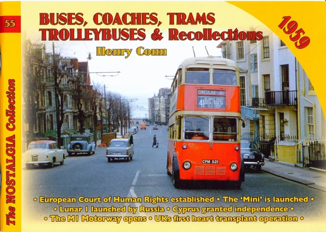 BUSES COACHES TRAMS TROLLEYBUSES & Recollections 1959 NOSTALGIA ...