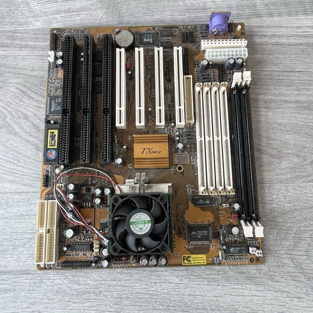 PCCHIPS M571 V3.2 Socket 7 Motherboard Integrated Graphics Card TXPro ...