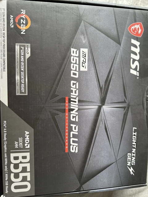 MSI MPG B550 GAMING PLUS, AM4, AMD (7C56-003R) Motherboard £94.28 ...