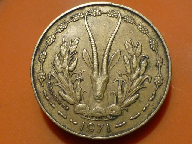 AFRIQUE DE L'OUEST - 10 Francs - 1971 - Recherchee & Qualite Ttb ! EUR 0,50 - PicClick FR