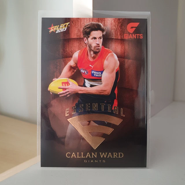 CALLAN WARD AFL 2023 Select Footy Stars Essential Insert Card #E40 MINT ...