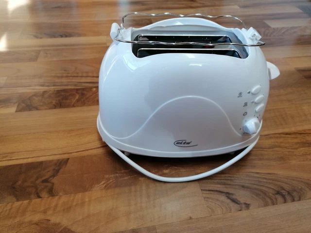DOPPELSCHLITZ TOASTER ELTA CT-819D 650 Watt weiß Cool-Touch-Gehäuse ...