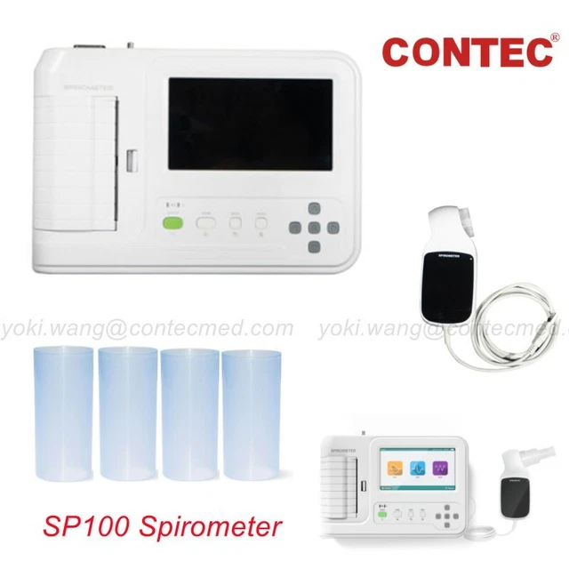 ESPIRÓMETRO DIGITAL FUNCIÓN Pulmonar Respiración Diagnóstico Pulmonar Dispositivo de Prueba EUR ...