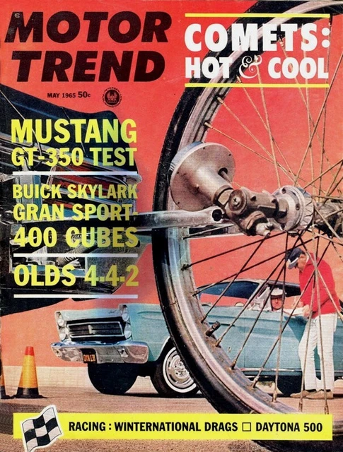 1965 MUSTANG SHELBY GT-350 featured/tested in vintage 1965 Motor Trend ...