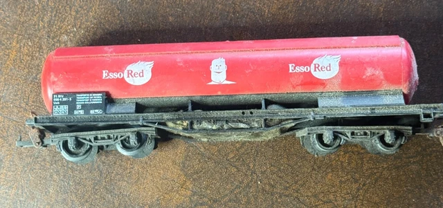 VINTAGE HORNBY ESSO Red Railway Model Tanker $10.00 - PicClick AU