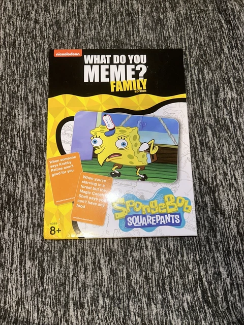 NICKELODEON WHAT DO You Meme? SpongeBob SquarePants Family Edition Card ...