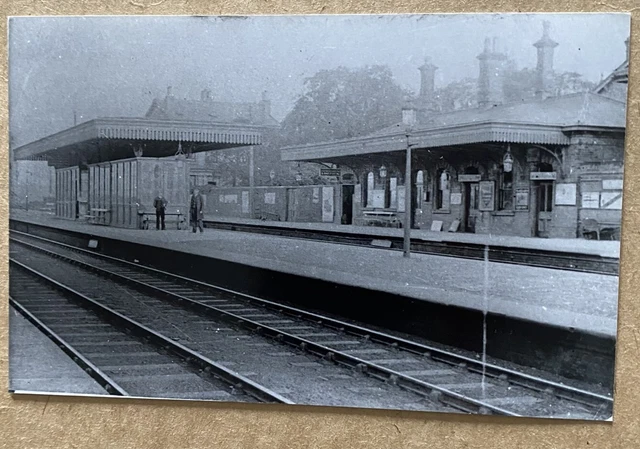 ROBY RAILWAY STATION, 1904, London & North Western Railway £1.30 ...