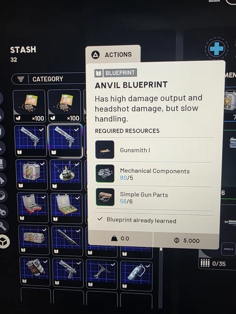 ANVIL BLUEPRINT ARC Raiders £2.77 - PicClick UK