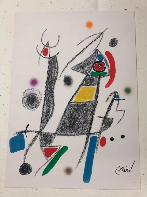 JOAN MIRO MARAVILLAS con Variaciones Acrosticas Litografia 1975 - 1500 ...