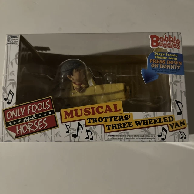 ONLY FOOLS AND Horses Musical Trotters Three Wheeled Van Bobble Buddies ...