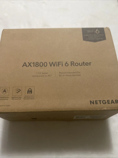 NETGEAR 4-STREAM AX1800 WiFi 6 Router Model R6700AXS, $50.00 - PicClick