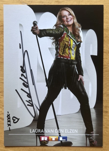 LAURA AK RTL DSDS Autogrammkarte original signiert EUR 19,99 - PicClick DE