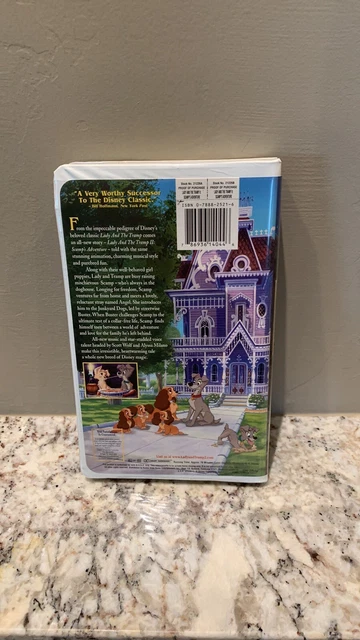 LADY AND THE Tramp 2 Scamp's Adventure 2001 Clamshell VHS Walt Disney £ ...