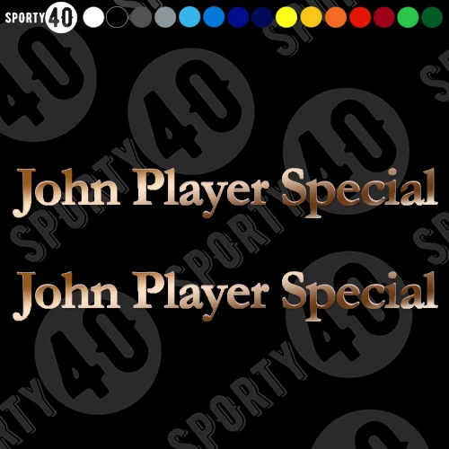 JOHN PLAYER SPECIAL - Vinyl Decals / Sticker - Motorbike CAR VAN JPS ...
