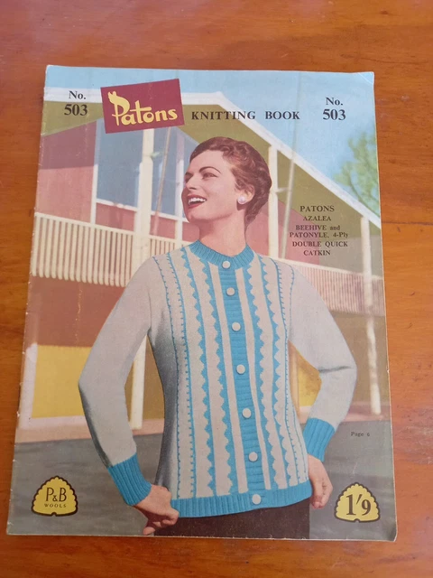 PATONS KNITTING PATTERN book no 503 Ladies $4.00 - PicClick AU