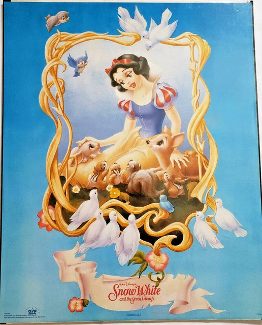 DISNEY SNOW WHITE Poster OSP 82268 Vintage 80s £36.49 - PicClick UK