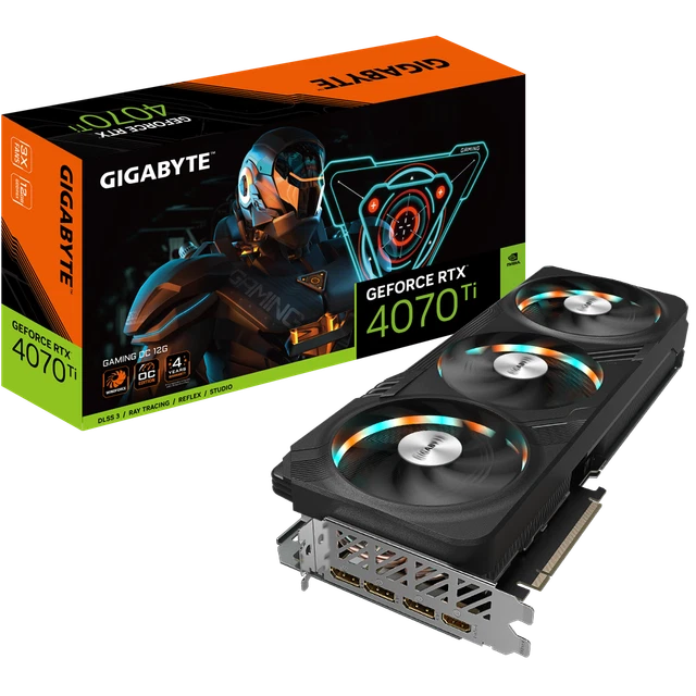 GIGABYTE GEFORCE RTX 4070Ti Gaming OC 12GB GDDR6X Grafikkarte 1xHDMI ...
