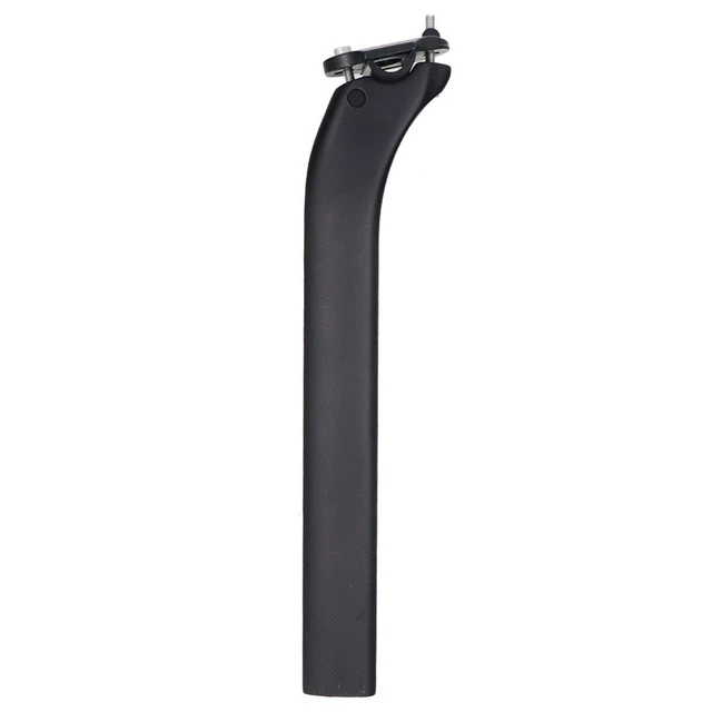 PREMIUM CARBON FIBER Bicycle Seatpost 340mm Length Lightweight & Sturdy ...