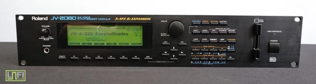 ROLAND JV-2080 SYNTHESISER Expandable Rack Mount MIDI Sound Module ...