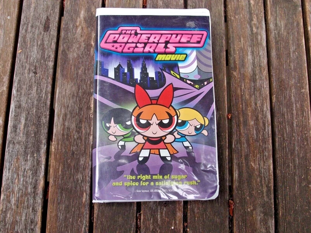 THE POWERPUFF GIRLS Movie VHS Vintage Cartoon Network 2002 Anime ...