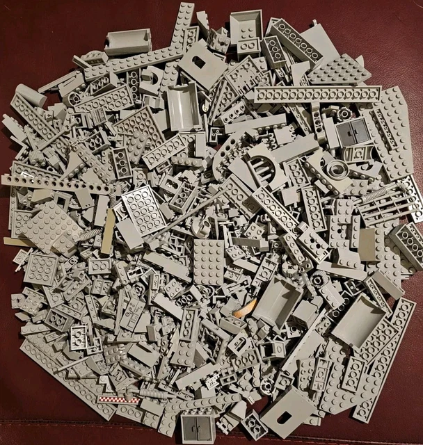 1KG LEGO GREY Bulk Job Lot Bricks Plates Castle £14.00 - PicClick UK