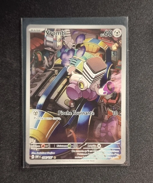 CARTE POKÉMON VROMBI AR 206/197 EV03 Flammes Obsidiennes FR Neuf EUR 4,00 - PicClick FR