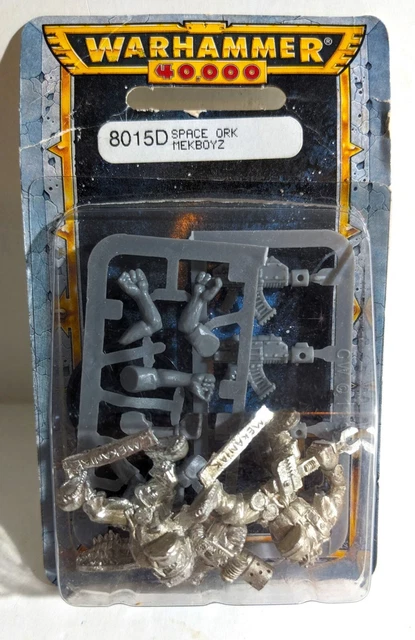 WARHAMMER 40K SPACE Ork Mek Boyz 8015D Citadel 1997 Workshop SEALED ...