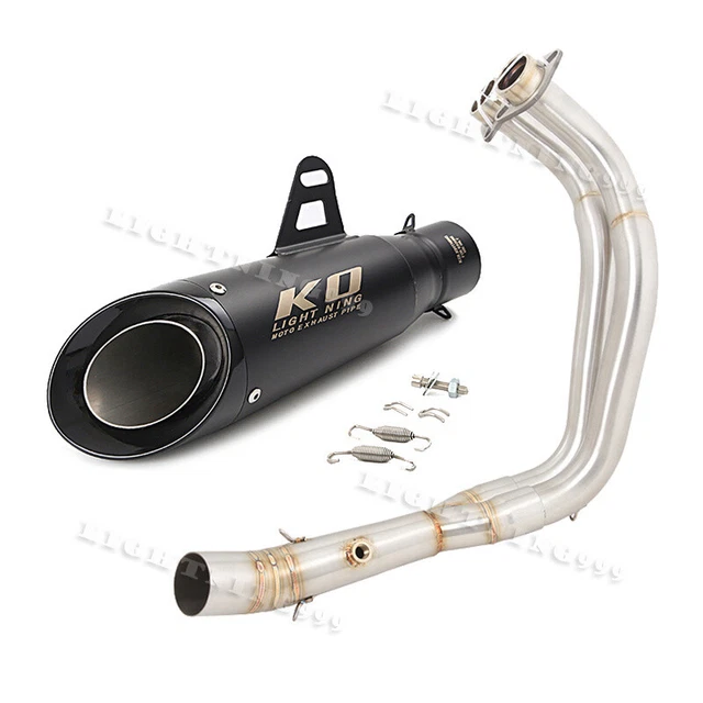 PER YAMAHA YZF R7 MT-07 FZ07 2022 2023 Tubo marmitta intestazione ...