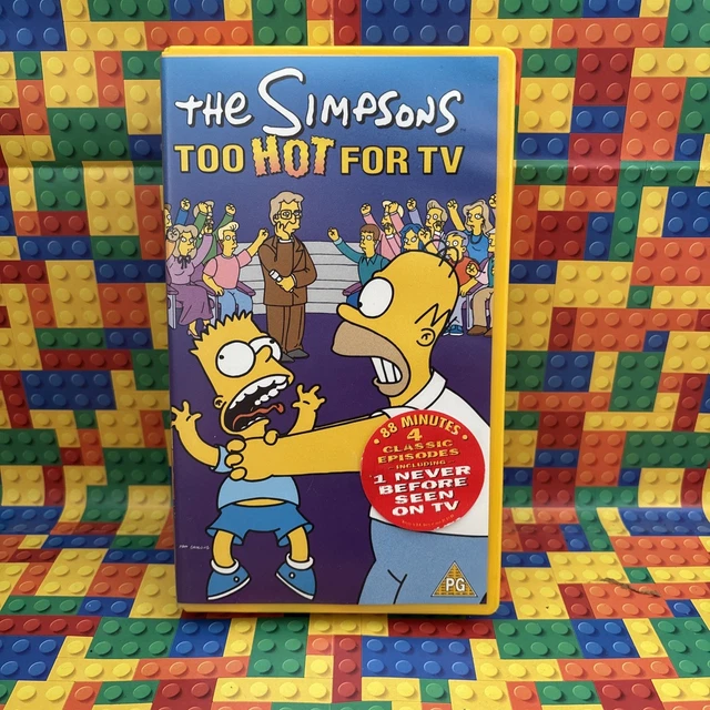 THE SIMPSONS - Too Hot For TV (1999) VHS Video Tape - Vintage PAL ...