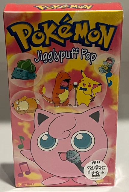 POKEMON JIGGLYPUFF POP New Vhs With Collectible Mini Comic Inside £20. ...