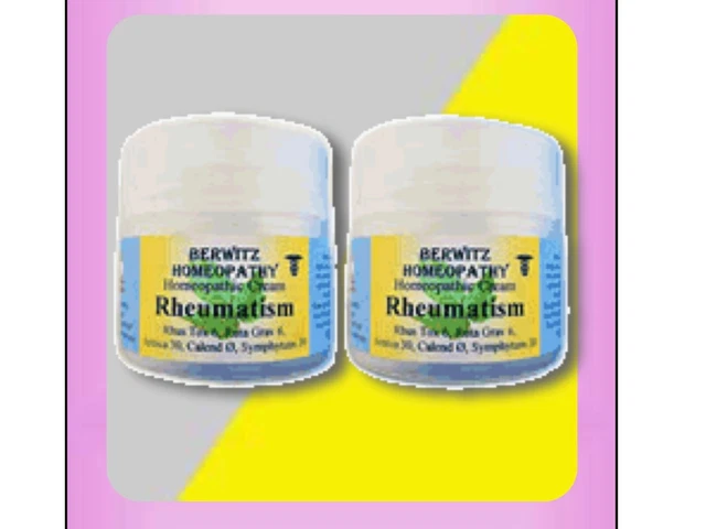 RHEUMATISM CREAM DUO FROM BERWITZ 2 x 50G JAR £20.99 - PicClick UK