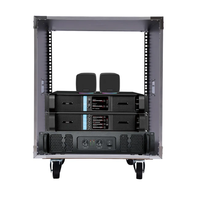 12U PORTABLE ROLLING Network Rack Audio Video Telecom Equipment Rack ...
